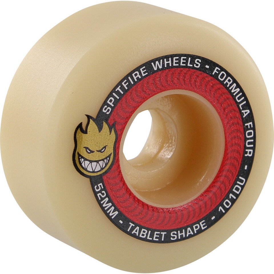 Spitfire Wheels Formula Four Tablets Skateboard Wheels - 52mm 101a (Set ...