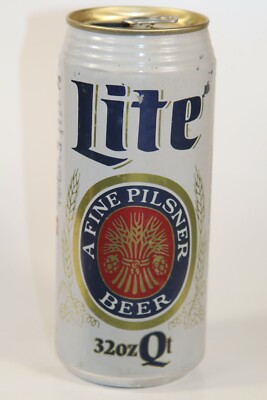 Miller Lite Beer Can - 32oz | eBay