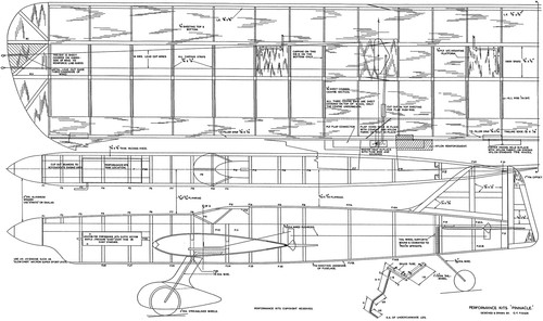 PERFORMANCE KITS PINNACLE 54" SPAN PLAN AND PARTS PATTERNS | eBay UK