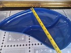 Appolia Pottery France Large Art Deco Cobalt Blue Divided Serving Dish ...