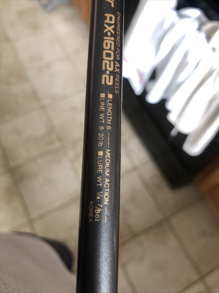 AX Shimano AX-1602 Fightin'Star Aeroglas Fishing Rod 6’L Medium Action ...