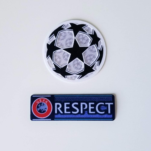 UEFA Champions League Soccer Patch Respect Iron-On Patch Ballstar La ...