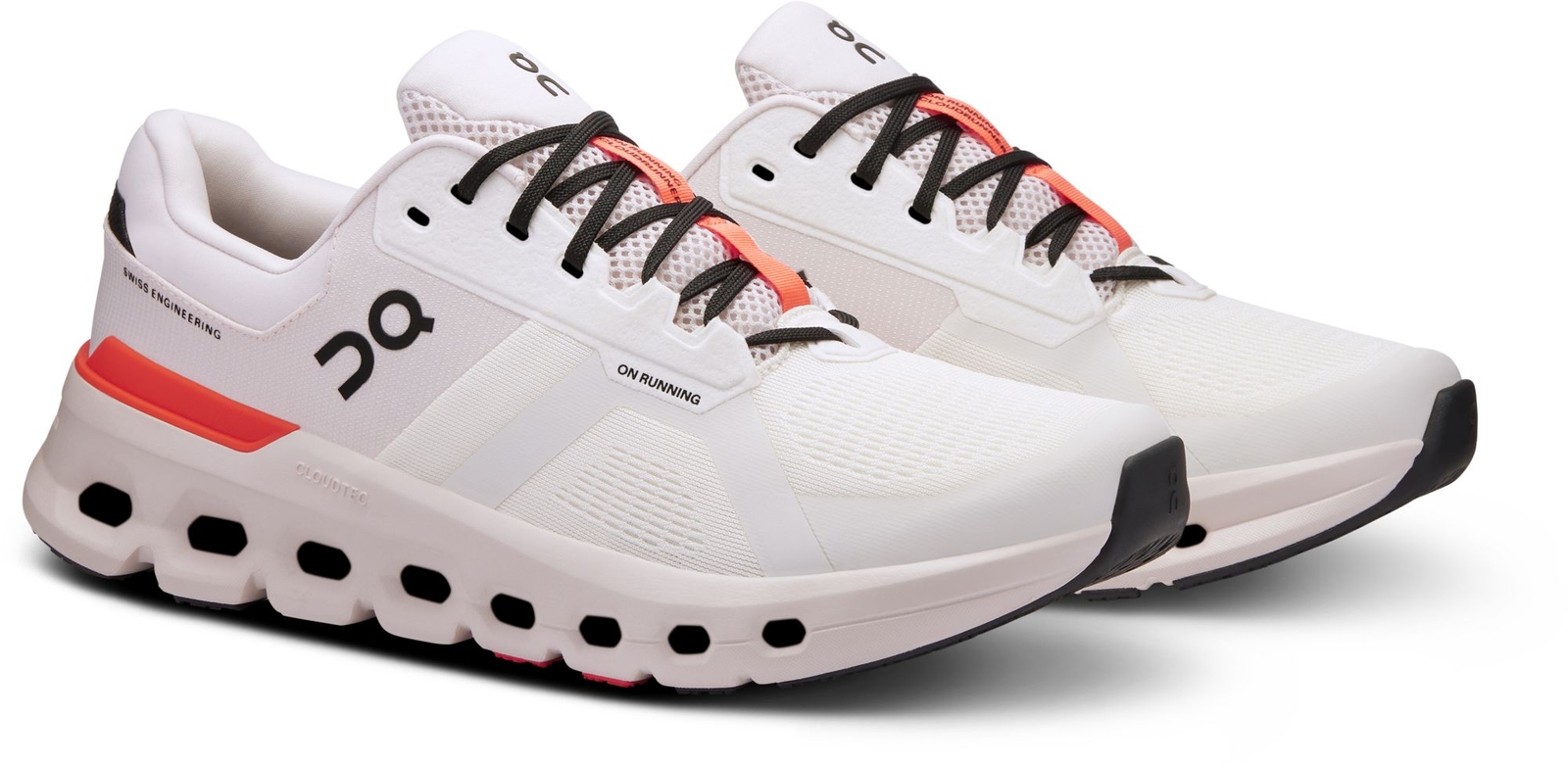 Men's On Brand White/Orange Cloud Cloudrunner 2 OC Running Shoes 2024 ...