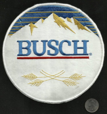 Vintage LARGE BUSCH BEER Pale Lager Collectors Patch - New Old Stock | eBay