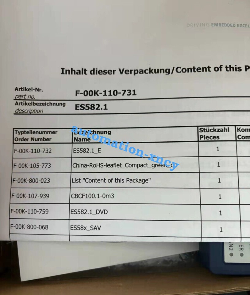 ETAS ES582 ES582.1 F-00K-110-731 USB CAN FD Bus Interface Module New | eBay