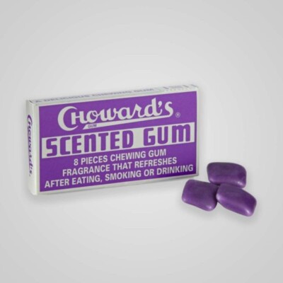 Chowards Violet Scented Floral Flavored Gum 12 Packs Free Shipping | eBay