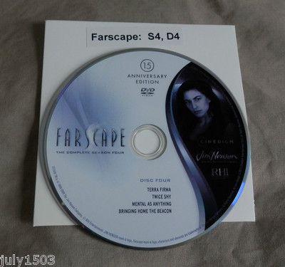 (1) NEW Farscape Season 4 Disc 4 Replacement DVD, 15th Anniversary ...