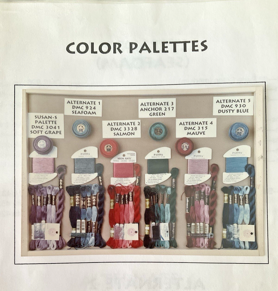 Susan Portra Needlepoint Chart Booklet Odyssey Designed for 18 Ct Mono ...