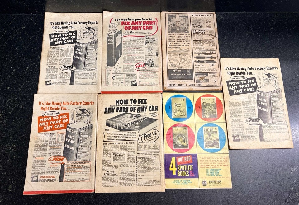 Vtg Hot Rod & Custom Car Magazine Lot 1957–1961 Custom Rodder, Rod ...