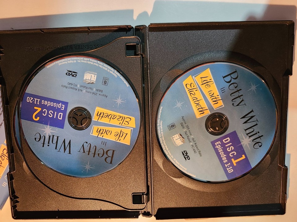 BETTY WHITE IN LIFE WITH ELIZABETH AND DATE WITH THE ANGLES DVD 4-DISC ...