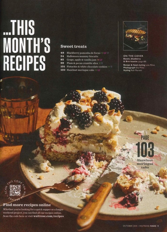 Waitrose & Partners Food Magazine: Autumn Cooking & Baking Recipes, Oct ...