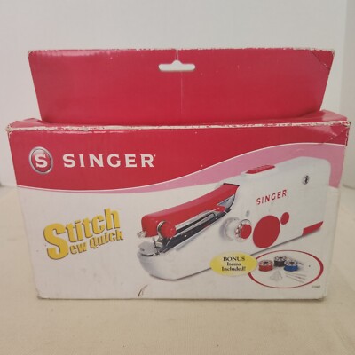 Singer 01663 Stitch Sew Quick Mechanical Sewing Machine Vintage Repairs ...