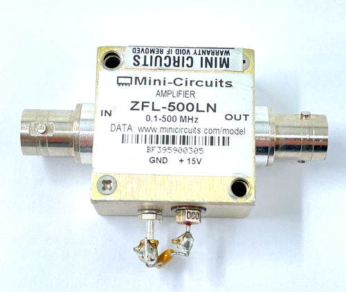 1PC ZFL-500LN 0.1-500MHz 24dB SMA RF Low Noise Mini-Circuits Amplifier ...