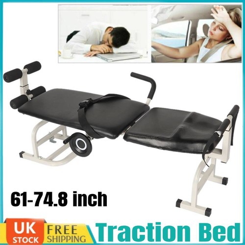 Lumbar Stretch Tool Device Traction Bed Therapy Table Fit Cervical ...