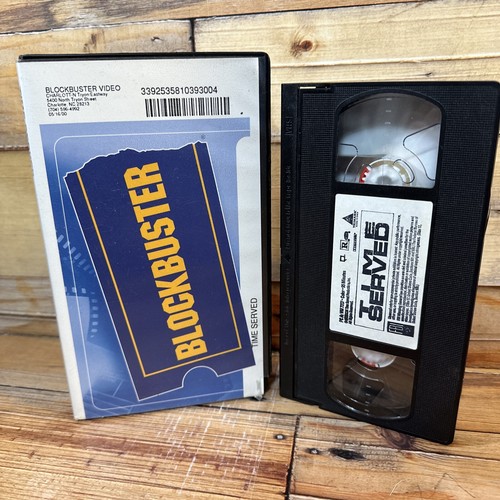 Time Served VHS VCR Video Tape Used Blockbuster Rental Case | eBay