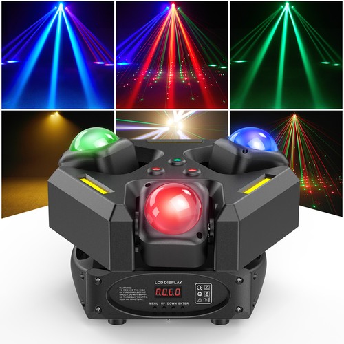 150W 4 IN 1 Moving Head Light DMX RGBW LED Disco Stage Lighting Sound ...