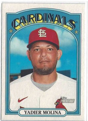 2021 Topps Heritage Yadier Molina (Cardinals) Base Card No. 17 | eBay
