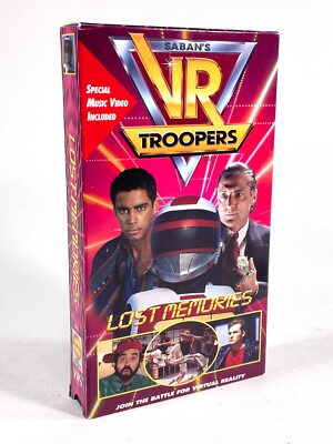 Vintage VR Troopers LOST MEMORIES VHS Cassette Tape, 1994, Saban ...