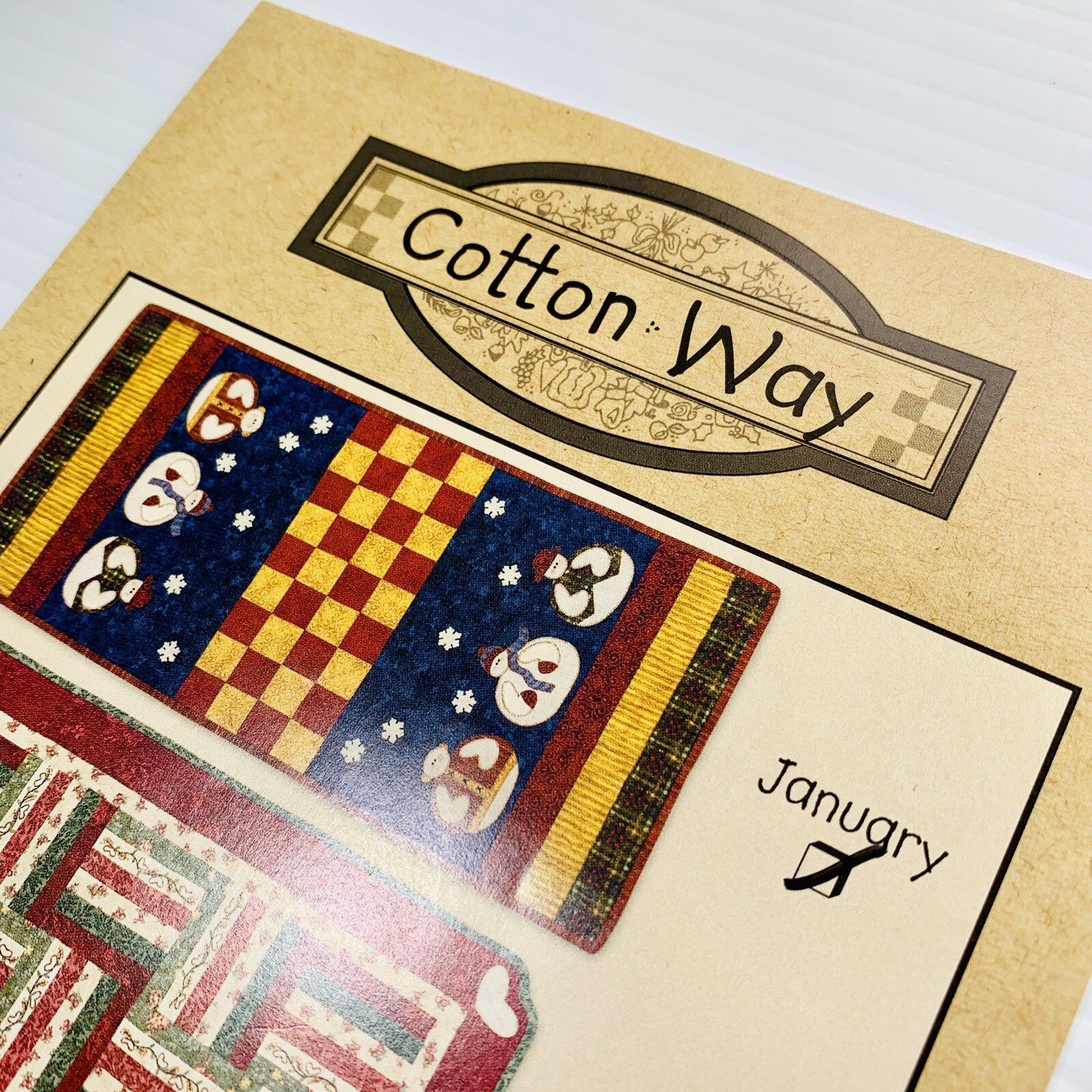 January Runner of the Month PATTERN by Cotton Way Christmas Snowman ...