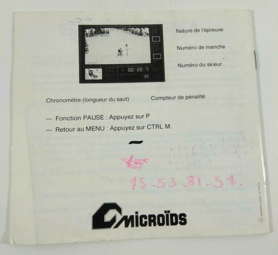 Amstrad CPC Game Simulation Pack Manual Microids Fast Shipping and ...