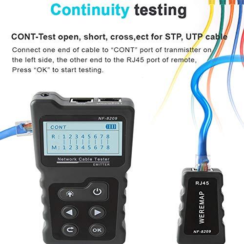 Network Cable Tester Poe Cable Tester For Cat5e/cat6/cat6a Ethernet ...