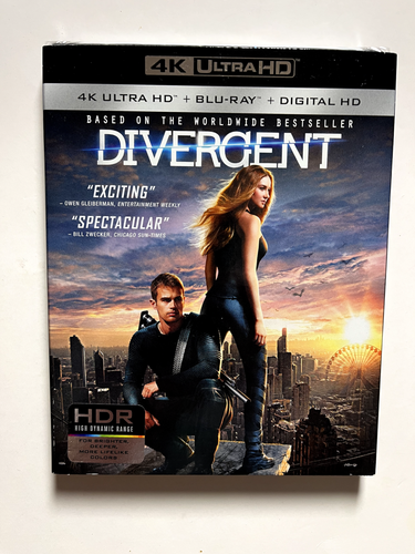 Divergent (4K UHD Blu-ray/Blu-ray, Digital) NEW w/slipcover 31398245803| eBay