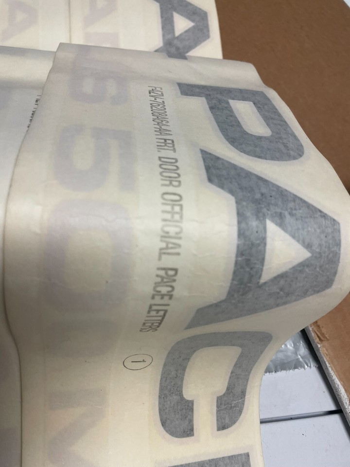 NOS OEM Ford 1994 Mustang Indianapolis 500 Pace Car Decals Partial Kit ...