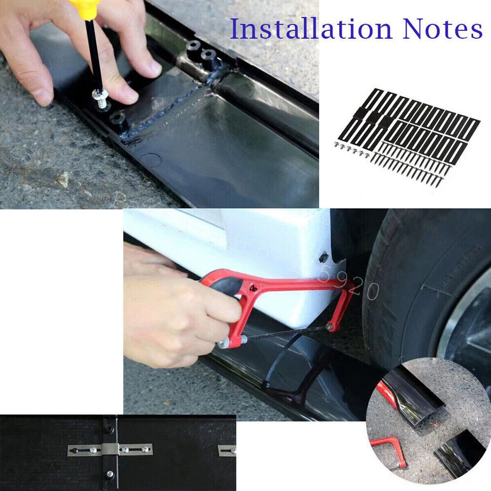 For Volkswagen VW Beetle Front Bumper Lip Splitter Body Kit Side Skirts ...