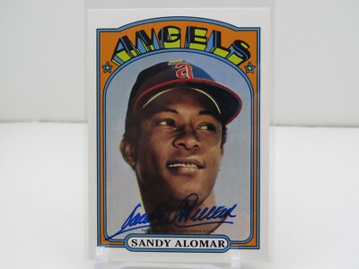 SANDY ALOMAR 2016 TOPPS ARCHIVES AUTOGRAPH AUTO! ANAHEIM ANGELS! | eBay