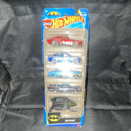 Hot Wheels Batman 1:64 Diecast 5-Car Set Muscle Bound Charger Merc ...