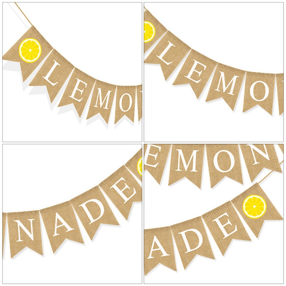 Lemonade Stand Sign Hawaii Pull Flag Wall Decoration Assorted Color ...