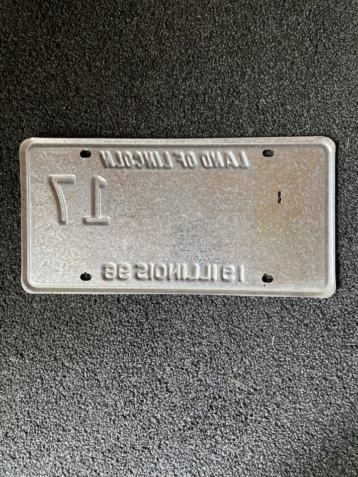 1996 Illinois License Plate Plate C-1 Corvette Special Event Wall Art ...