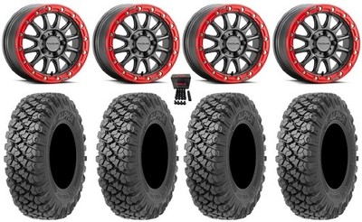 Raceline Alpha 15" Wheels Gm +53mm 32" Alpha Tires Ranger 1500 ...