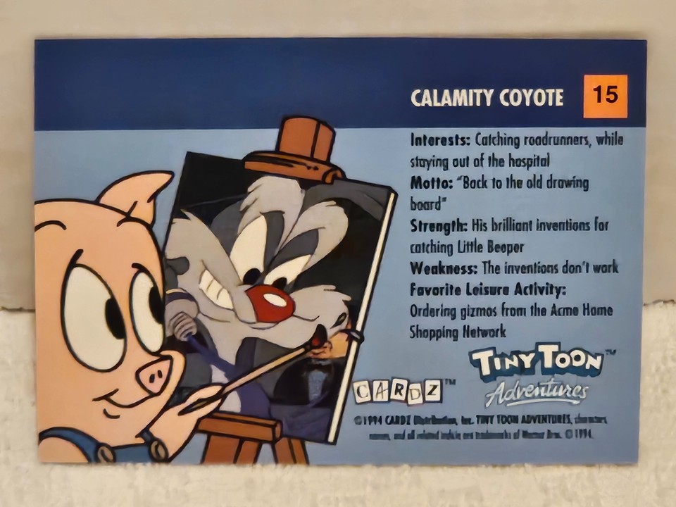1994 Cardz Tiny Toon Adventures Trading Cards You-Pick - Complete your set | eBay