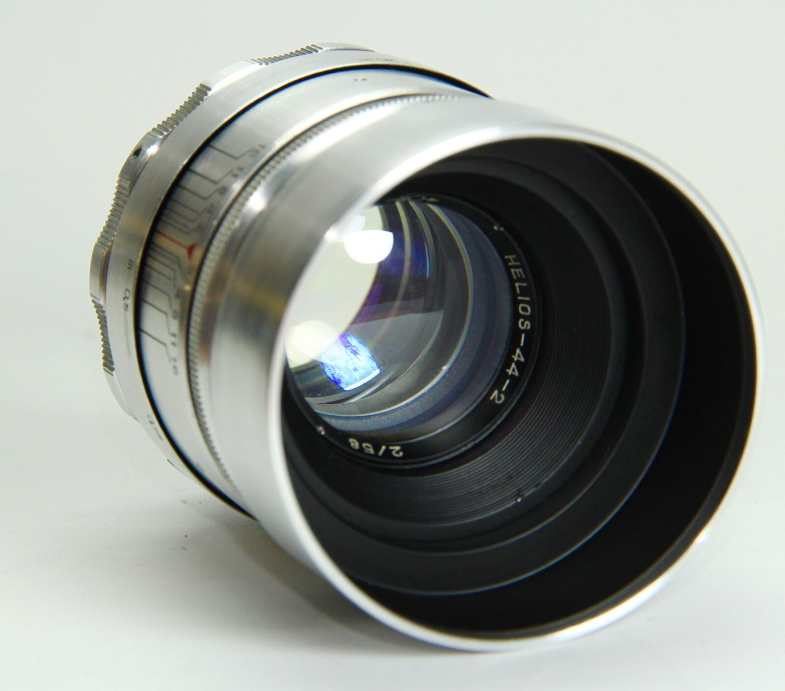 Soviet Lens Helios-44-2 58mm f/2 M42 Silver + Sony E NEX for E-mount ...