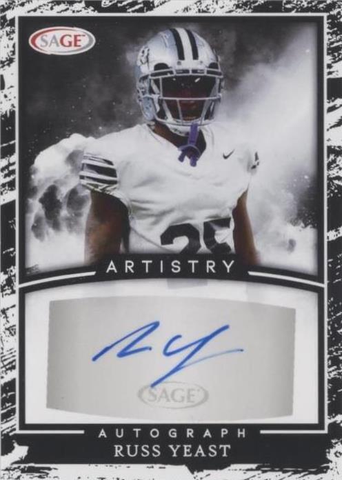 2022 SAGE Artistry - Autographs Russ Yeast #A-RY (AU, RC) for sale ...