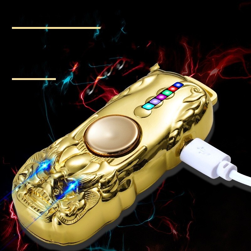 Lighter Fidget Spinner Charging LED Light Up Cool Colors Creativity ...