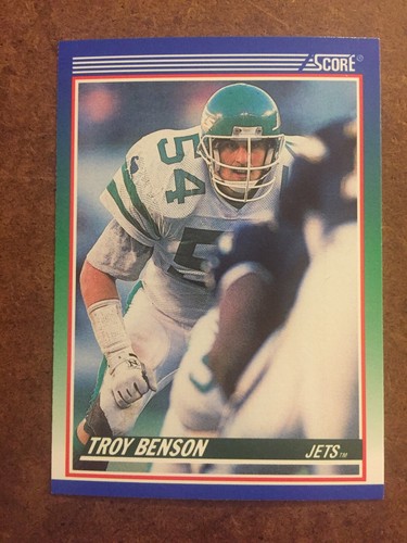 Troy Benson 399 Score 1990 NFL Football Trading Card | eBay