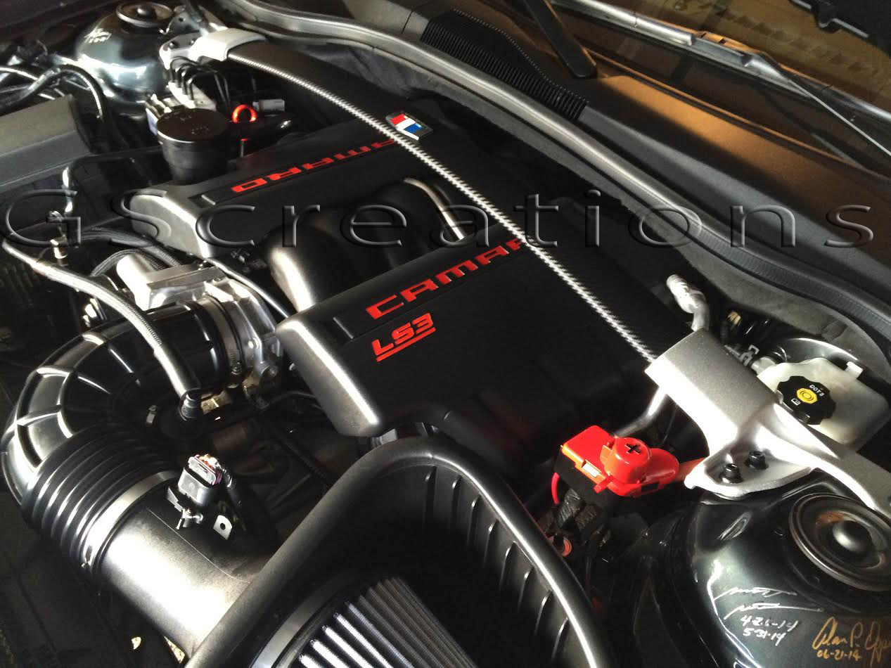 CUSTOM LS3 or LS7 C6 Fuel Rail Covers * Painted Color Coded Hummer ...