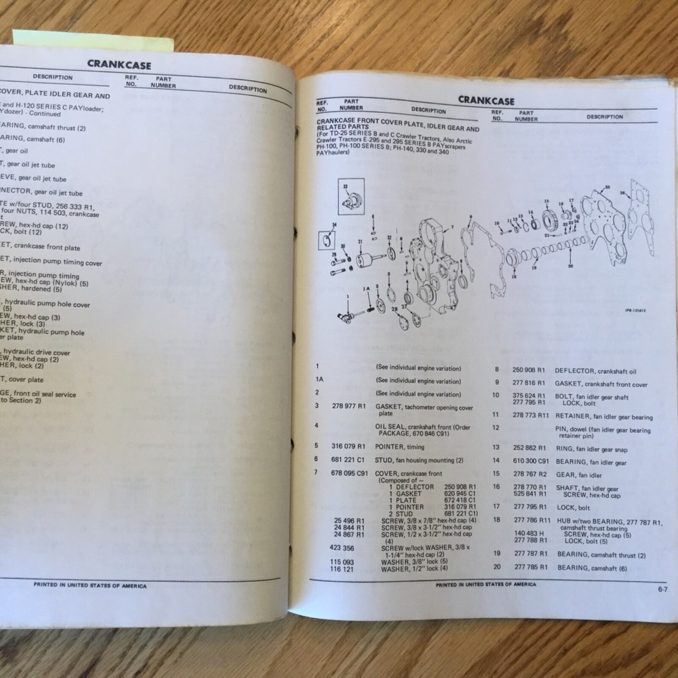 International DT DTI 817 Series B PARTS CATALOG MANUAL BOOK DIESEL ...