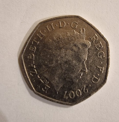 Rare 50p 2007 Boy Scouts 100th Anniversary Be Prepared Fifty Pence Coin ...