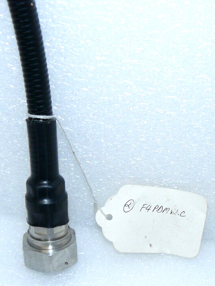 Andrew Commscope Heliax F4A-PDMDM-3 Cable Assembly 3' FSJ4-50B 7/16 ...