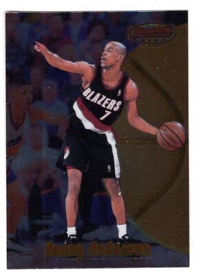 1997-98 BOWMAN'S BEST KENNY ANDERSON CARD #85 **NM-MT** PORTLAND TRAIL ...