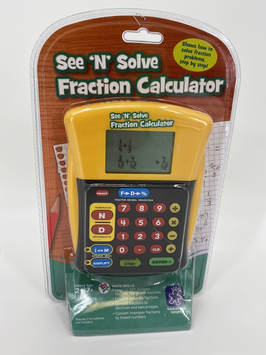 Fraction Calculator Casio Fx 82LB Fraction Scientific Calculator NEW
