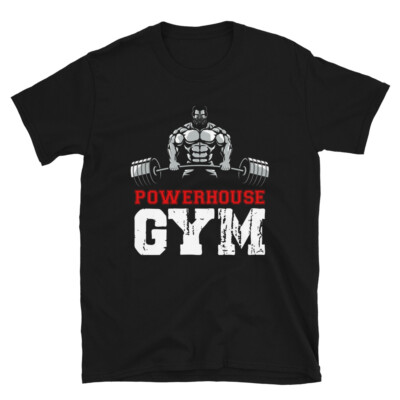 Powerhouse Gym Bodybuilding Gym Fitness Muscle T-Shirt | eBay