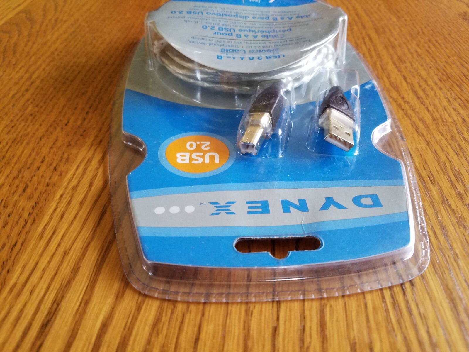 Dynex ~ NEW ~ USB 2.0 A-to-B 6 ft Device Cable ~ In Original Sealed ...