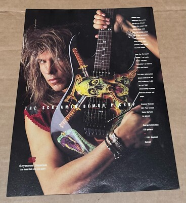George Lynch - Seymour Duncan Pickups - 1991 Print Ad | eBay