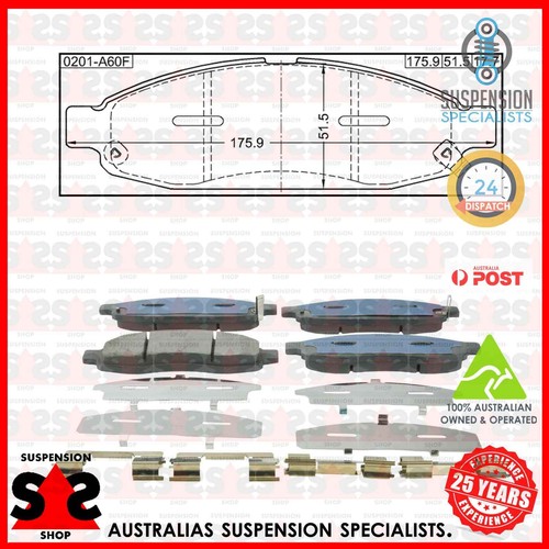 Front Axle Brake Pad Set, Disc Brake Suit NISSAN Titan (A60) 5.6 4x4 ...