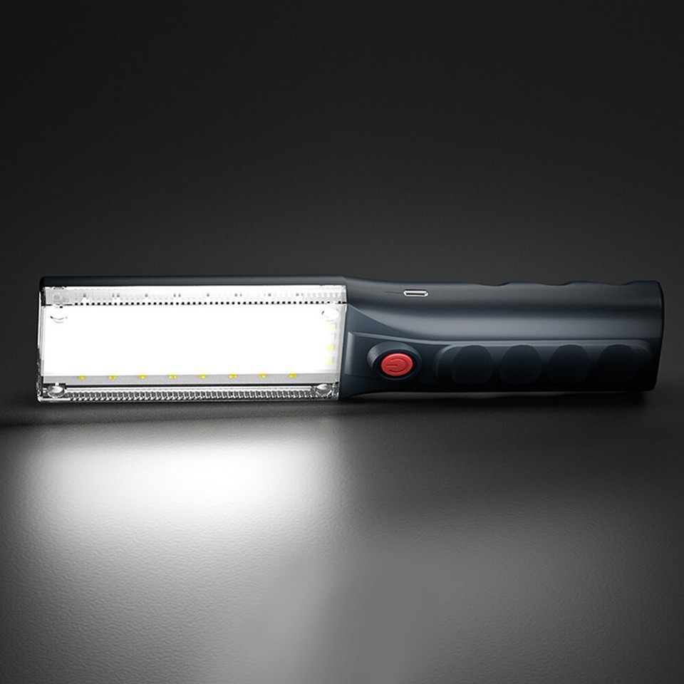 Rechargeable LED COB Work Light Mechanic Flashlight Lamp Magnetic Super ...