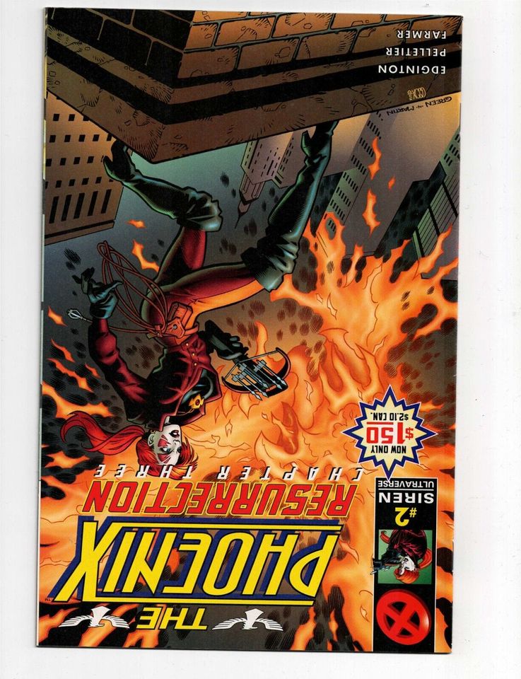Siren Ultraverse #2 The Phoenix Marvel Comics Good/ Very Good FAST ...